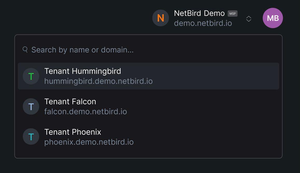 NetBird MSP Portal - Effortlessly Manage Your Customers' Networks