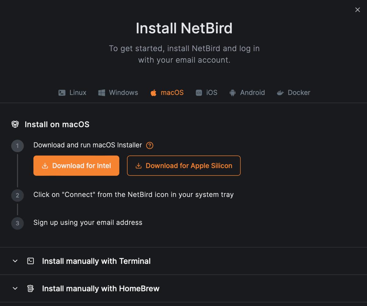 NetBird - Open Source Zero Trust Networking