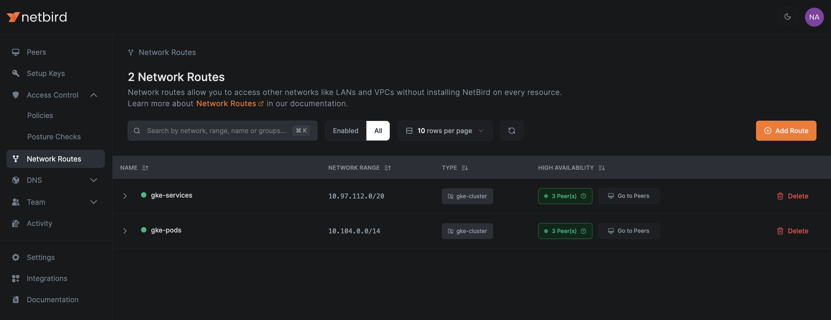 Using Netbird For Kubernetes Access