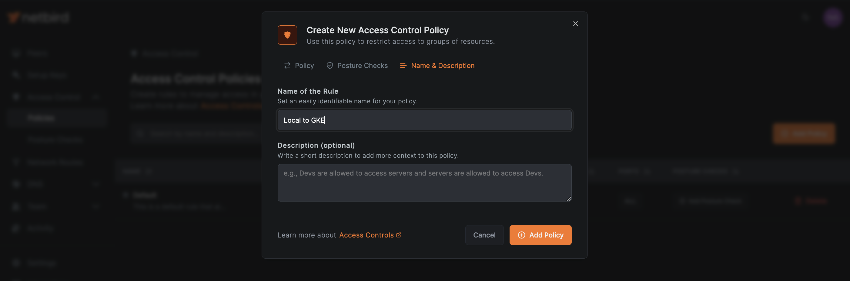 Using Netbird For Kubernetes Access